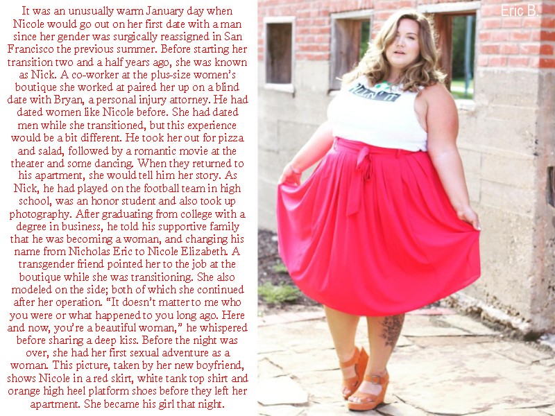 Eric's Transgender Captions: First Post-Op Date