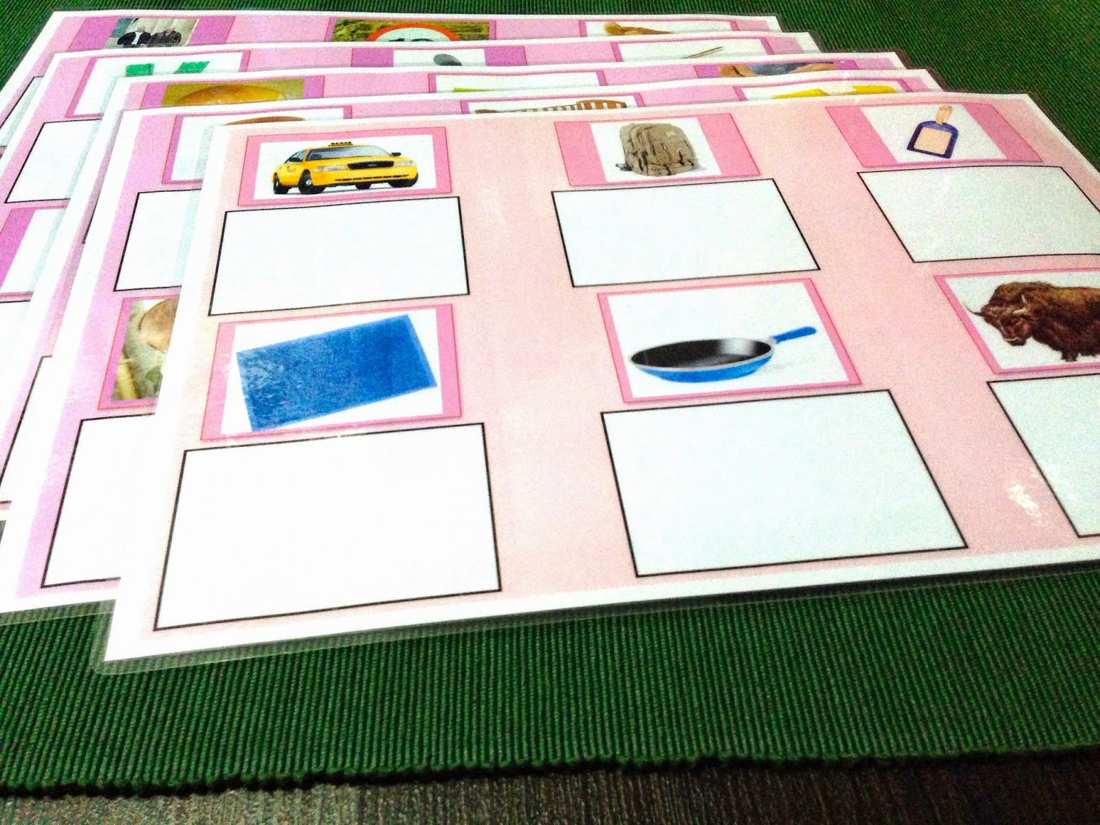 budsy's juices: MONTESSORI PHONICS Reading Sheet of Pictures and Cards