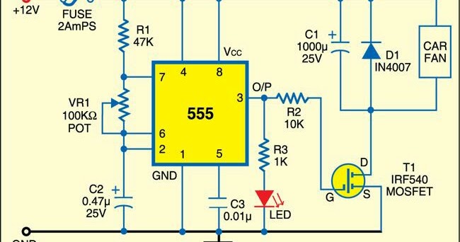 Electrical and Electronics Engineering: Car fan speed controller