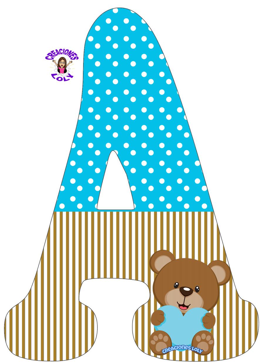 98 Ideas De Abecedario Osos Abecedario Letras Con Ositos Moldes De | My ...