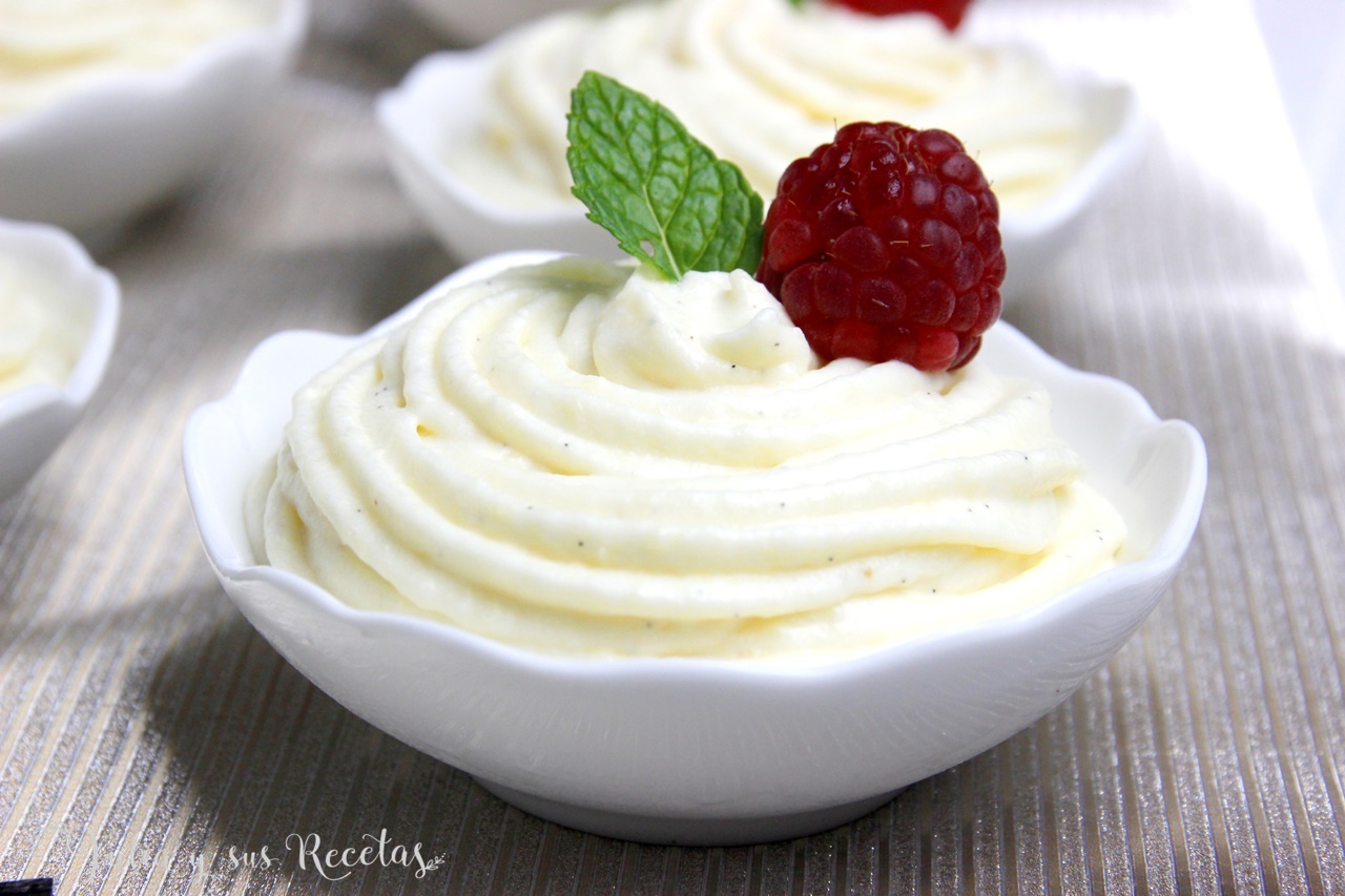 JULIA Y SUS RECETAS: Mousse de vainilla