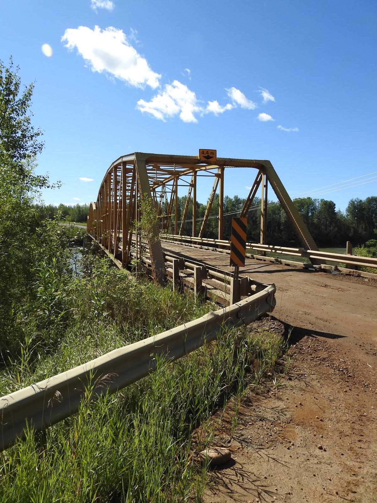 The view from here: Bridge at Smith, Alberta