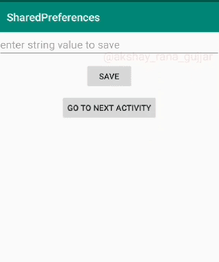 Shared Preferences Android