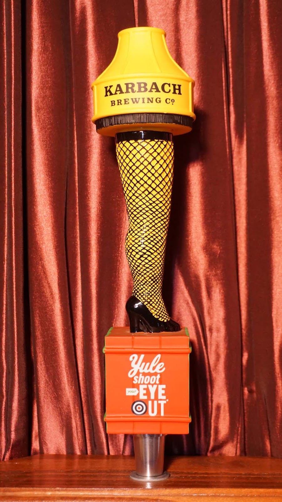 Tap Handle #725: Karbach (Anheuser-Busch) - Yule Shoot Your Eye Out Red Ale