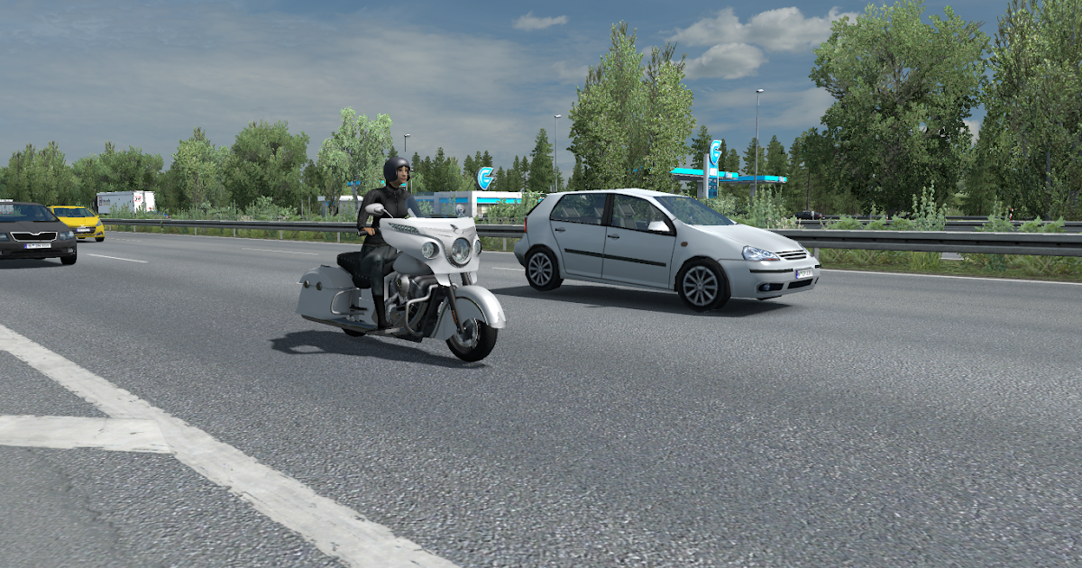 Motorcycle Traffic Pack by Jazzycat v 3.4 - Euro Truck Simulator 2 Mod ...