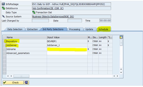 Triggering SAP BODS jobs with conditions from SAP BW without Process Chains
