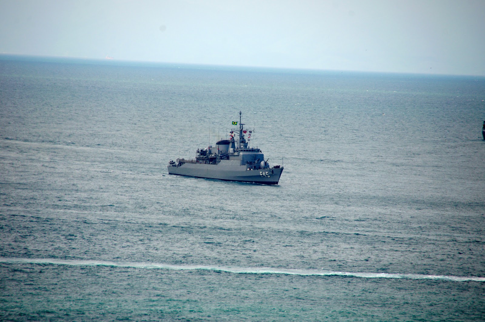 WARSHIPS ON THE BOSPHORUS: F 45 BNS UNIAO- BRAZILIAN NITEROI CLASS FRIGATE