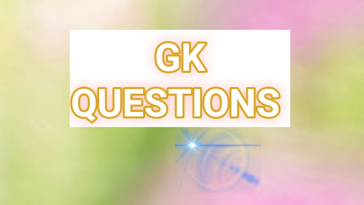 General Knowledge Questions RRB SSC Exams General Knowledge Questions RRB SSC Exams