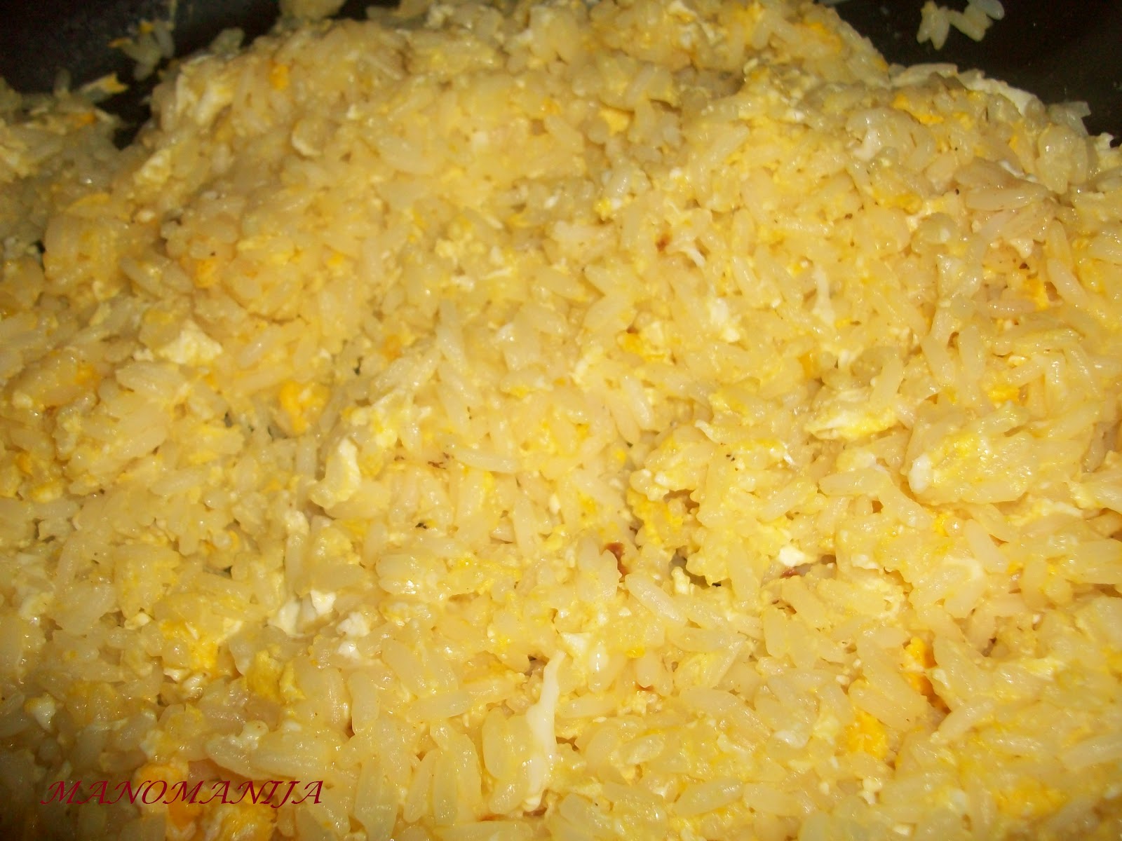 MANOMANIJA: Ryžiai su kiaušiniu