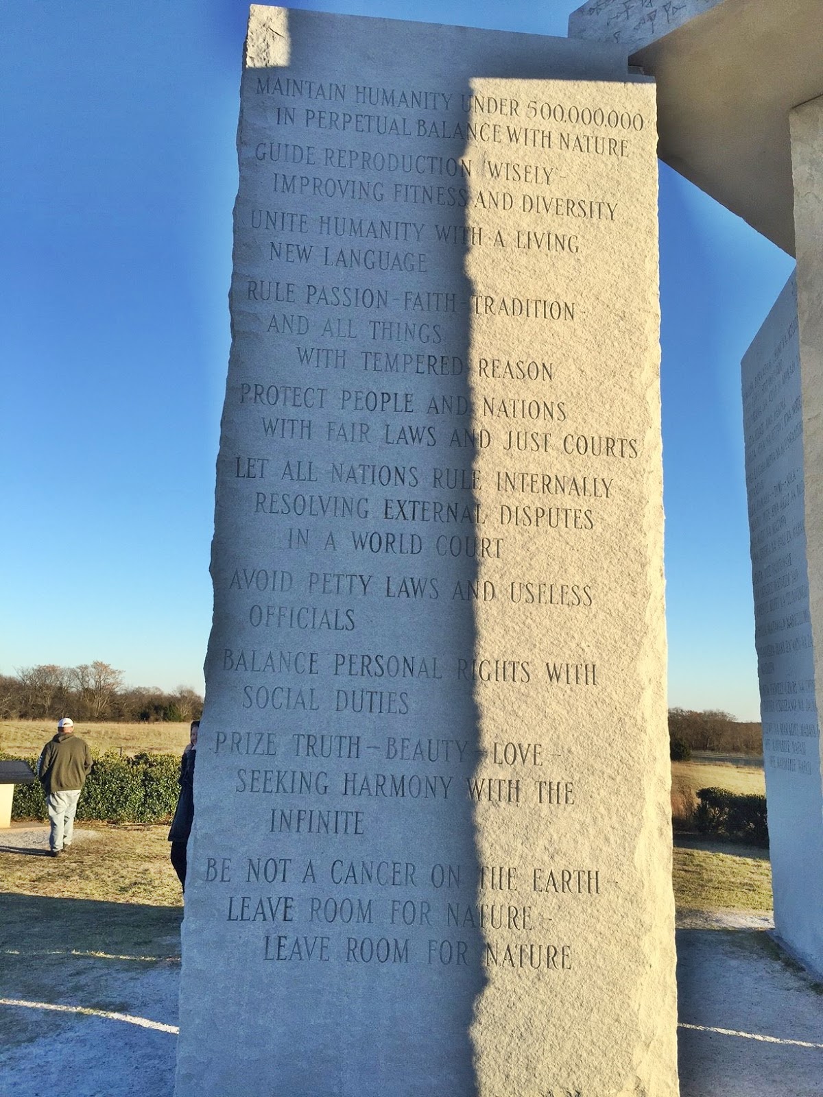 Rondinones' Adventures: The Georgia Guidestones