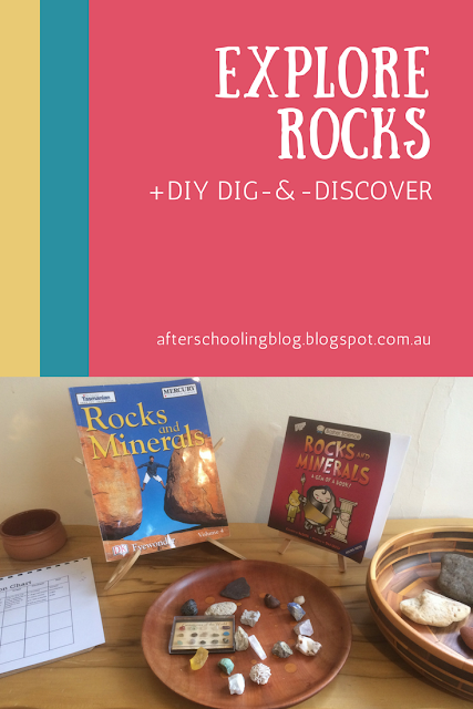 Afterschooling Blog: Rock Investigation + Easy DIY Dig-&-Discover