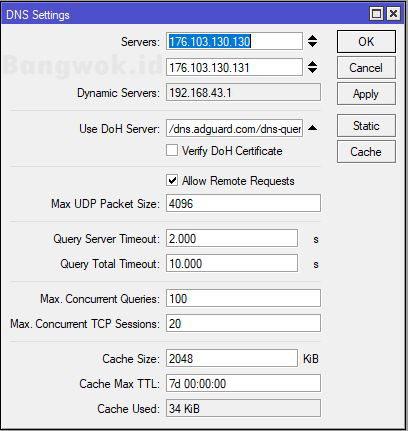 Cara Setting DNS over HTTPS di Mikrotik - Bangwok.id