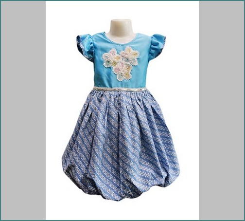 Model Baju Batik Anak Perempuan Terbaru Foto dan Gambar