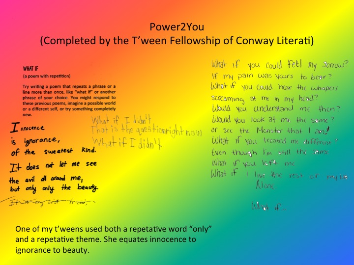 Poetry for Children: Learning from students: Repetition