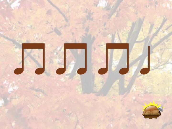 Turkey Rhythm Game - Music a la Abbott - Amy Abbott - Kodály Inspired ...