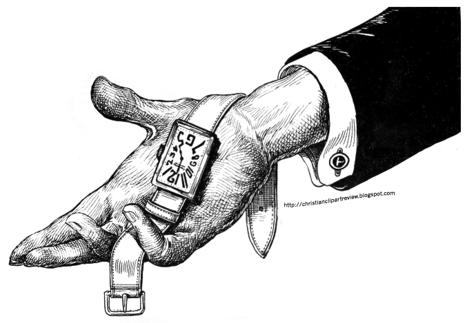 Time is in his hand... | Christian Clip Art Review