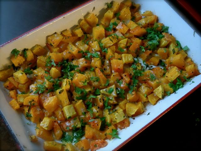 Reseptivihko: Paahdettu kurpitsa