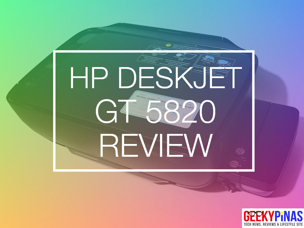 HP Deskjet GT 5820 All-In-One Printer Review: Super Low Cost Printing ...