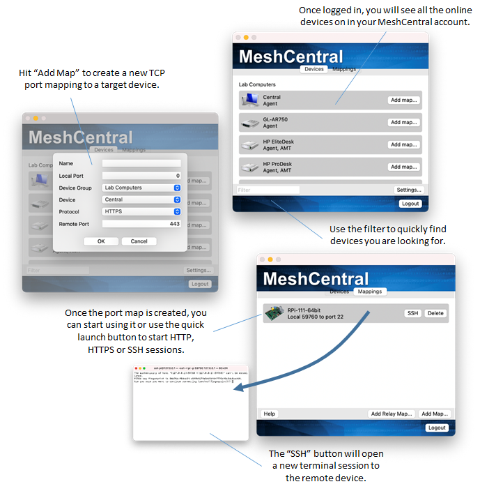 MeshCentral - MeshCentral Router for macOS