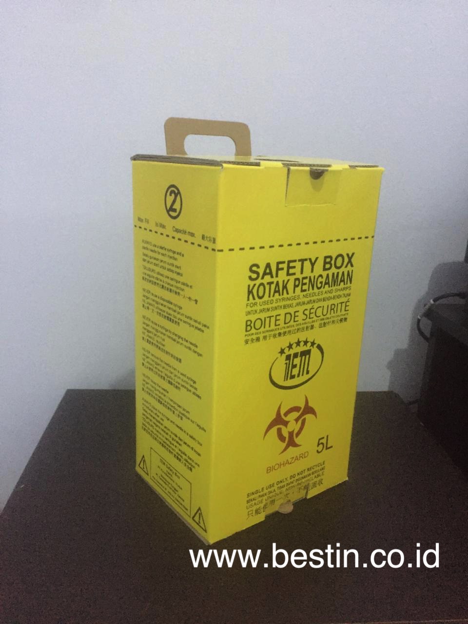 Safety box Tempat limbah medis