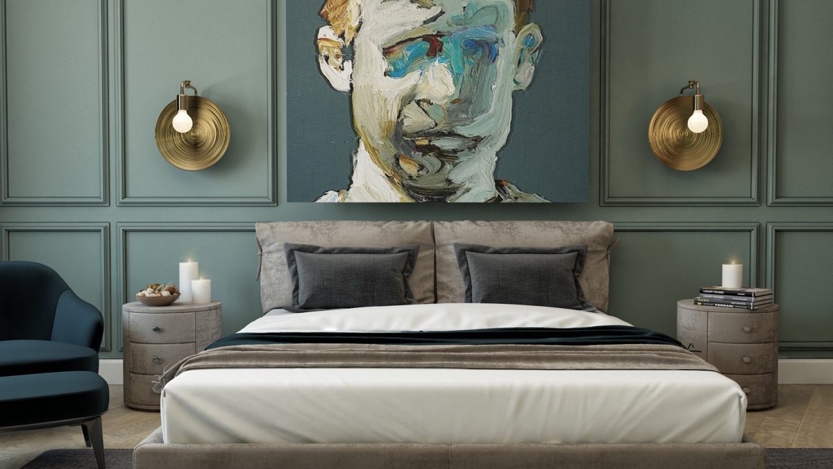 40+ Ide Desain Dinding Kamar Tidur Agar Tampil Mewah & Elegan - Rumahku ...