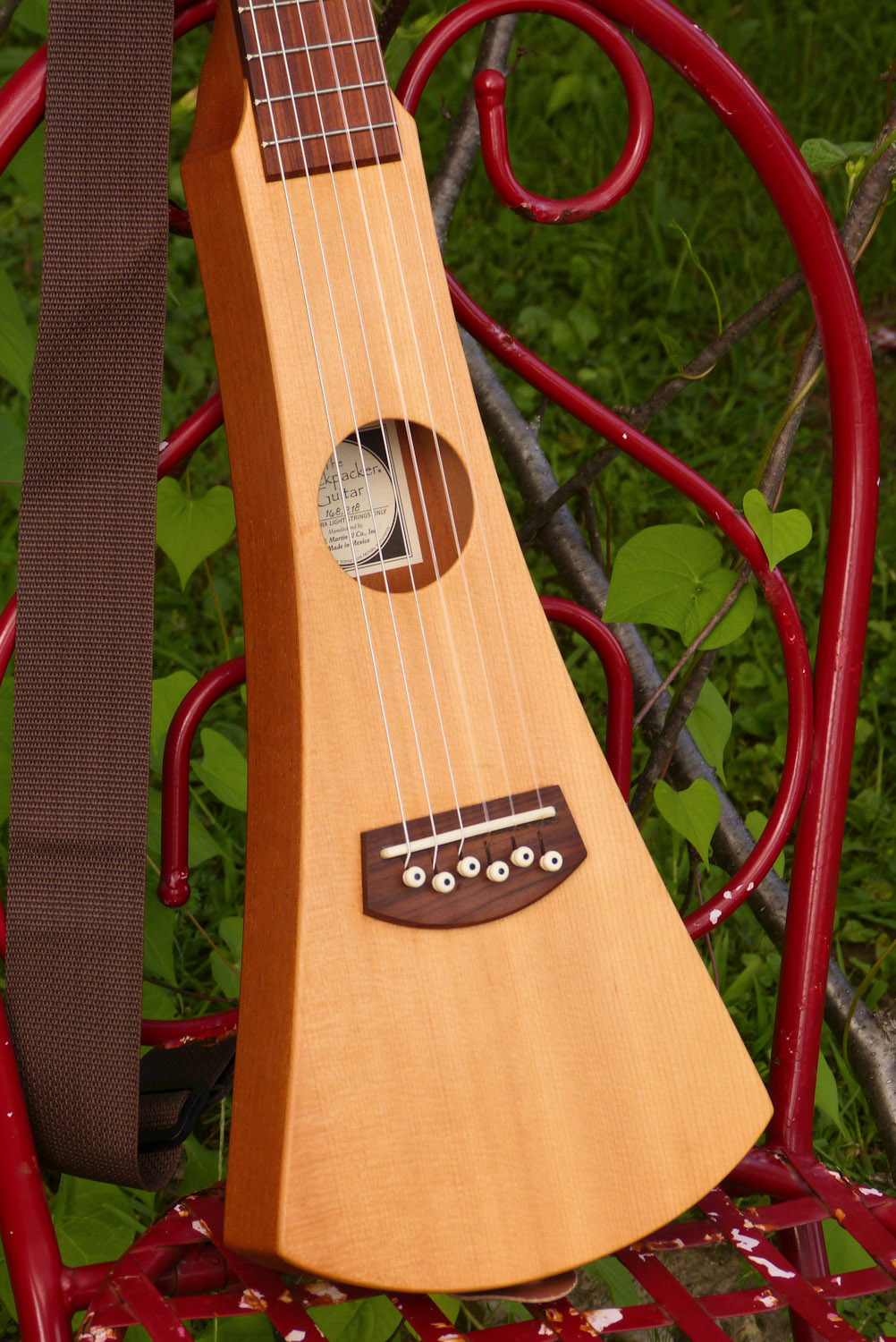 2000s Martin Backpacker Travel Guitar (Modded)