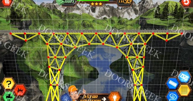 Bridge Construction Simulator [Easy] Level 32 ~ Doors Geek