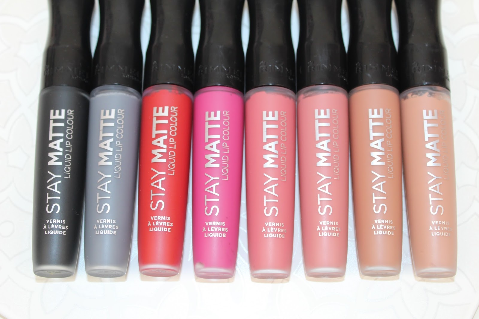 Rimmel Stay Matte Liquid Lipstick Swatches, Review and Photo's | Pink ...