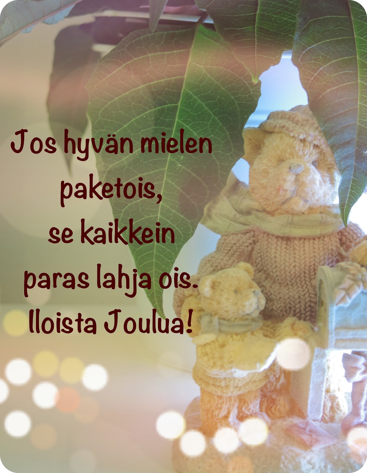 Hyvä joulumieli