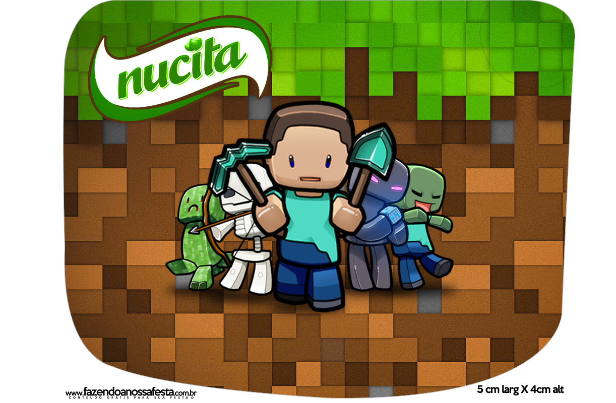 Minecraft Free Printable Candy Bar Labels. - Oh My Fiesta! for Geeks
