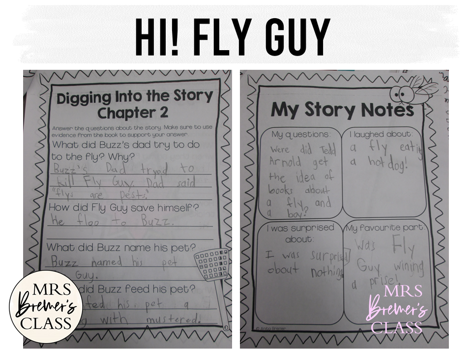 We LOVE Fly Guy! | Our Hi Fly Guy Book Study Activities | Mrs. Bremer's ...