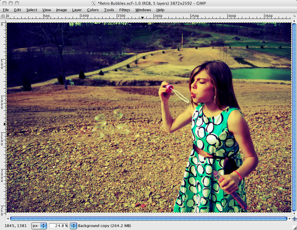 Gimped! Gimp Tutorials: Gimp Tutorial - How to Use Gimp to Give a photo ...
