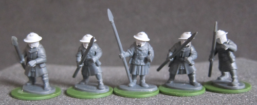 ultravanillasmurf: Oathmark Human Infantry and Spearmen
