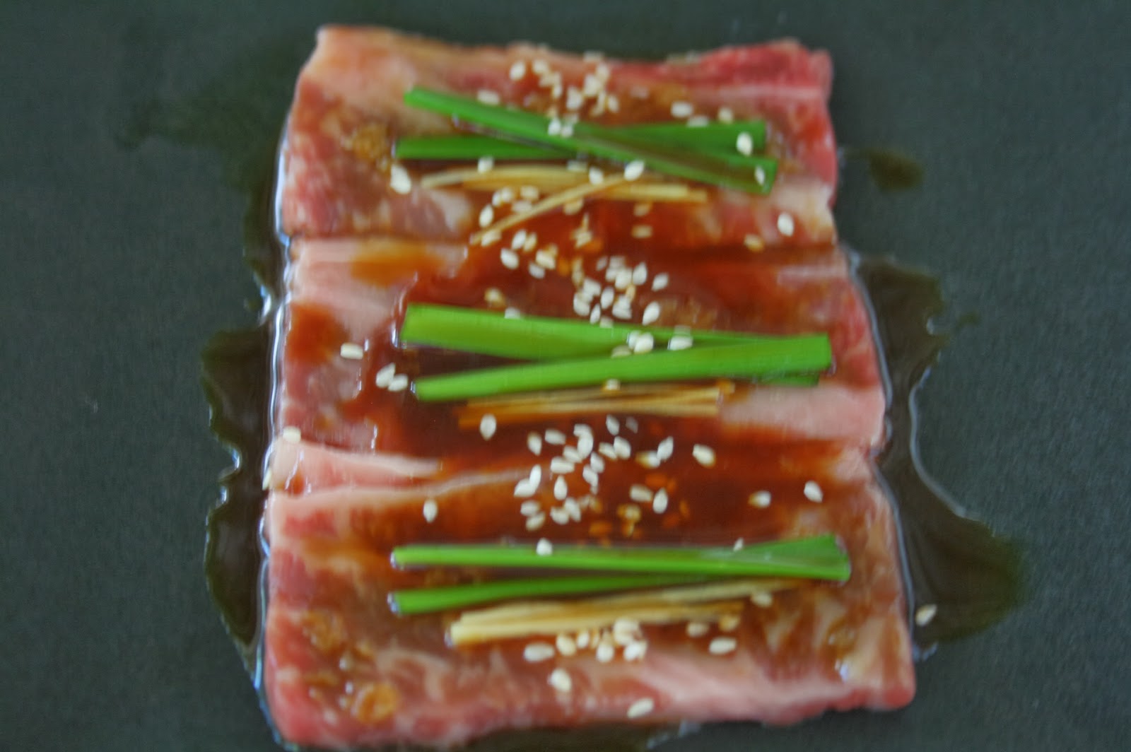 Country Gourmet Traveler: Kobe Beef Sashimi a bit different