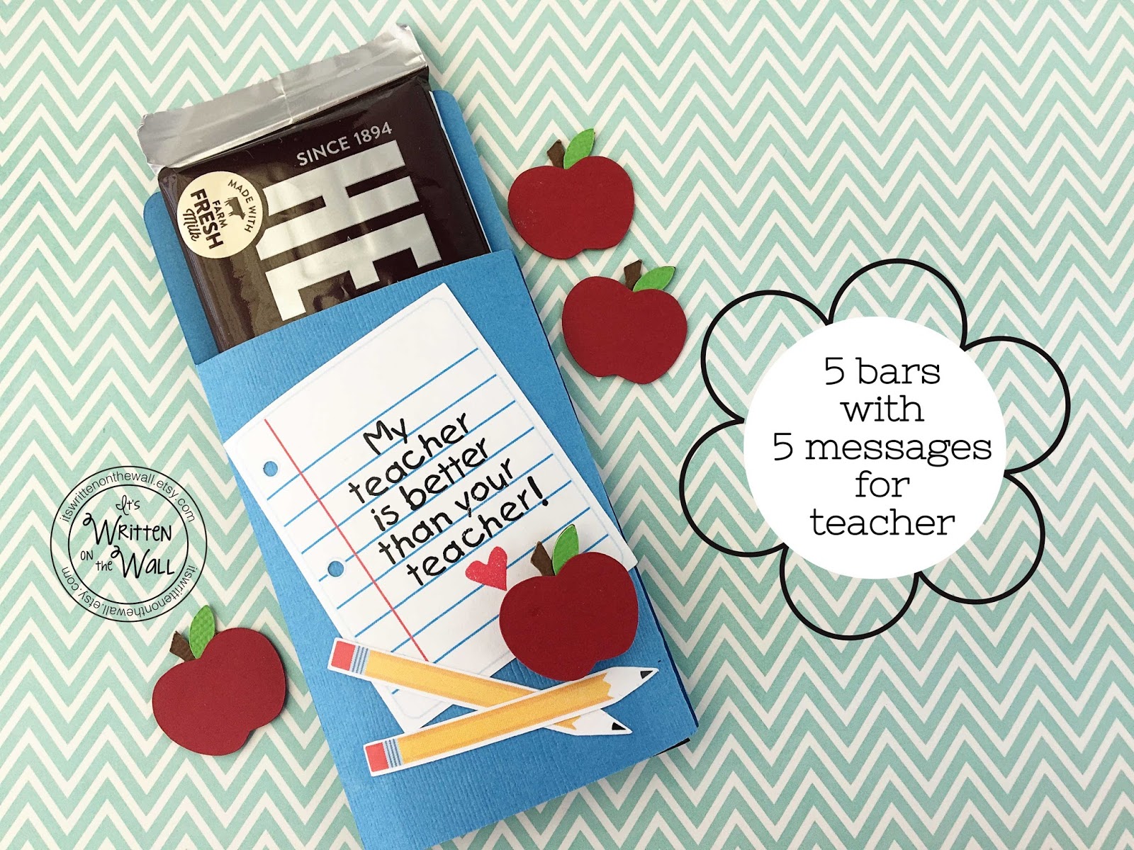 It's Written on the Wall: Check out our Teacher Appreciation Candy Bar ...