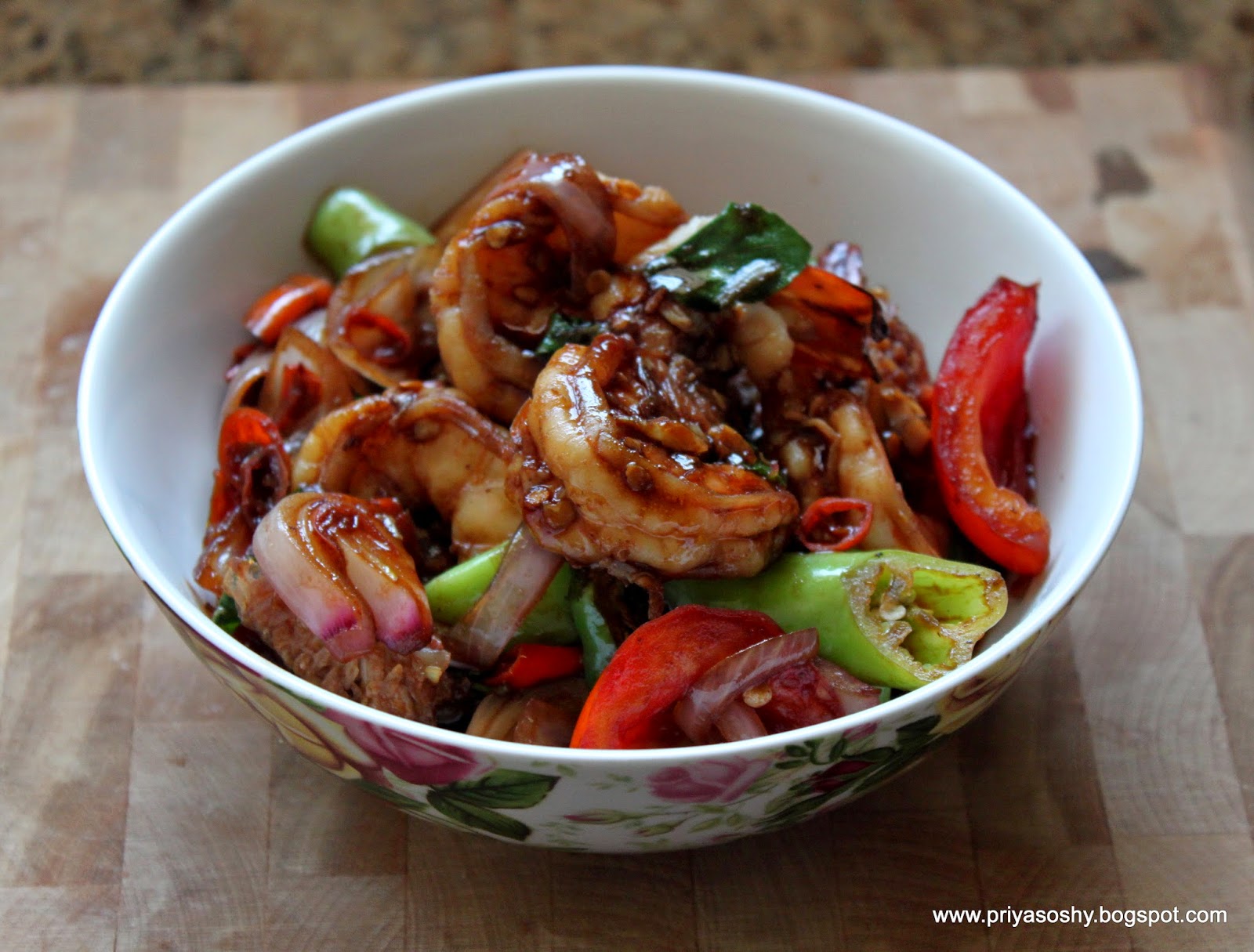 These are a few of my favourite things....: Shrimp with Oyster Sauce ...