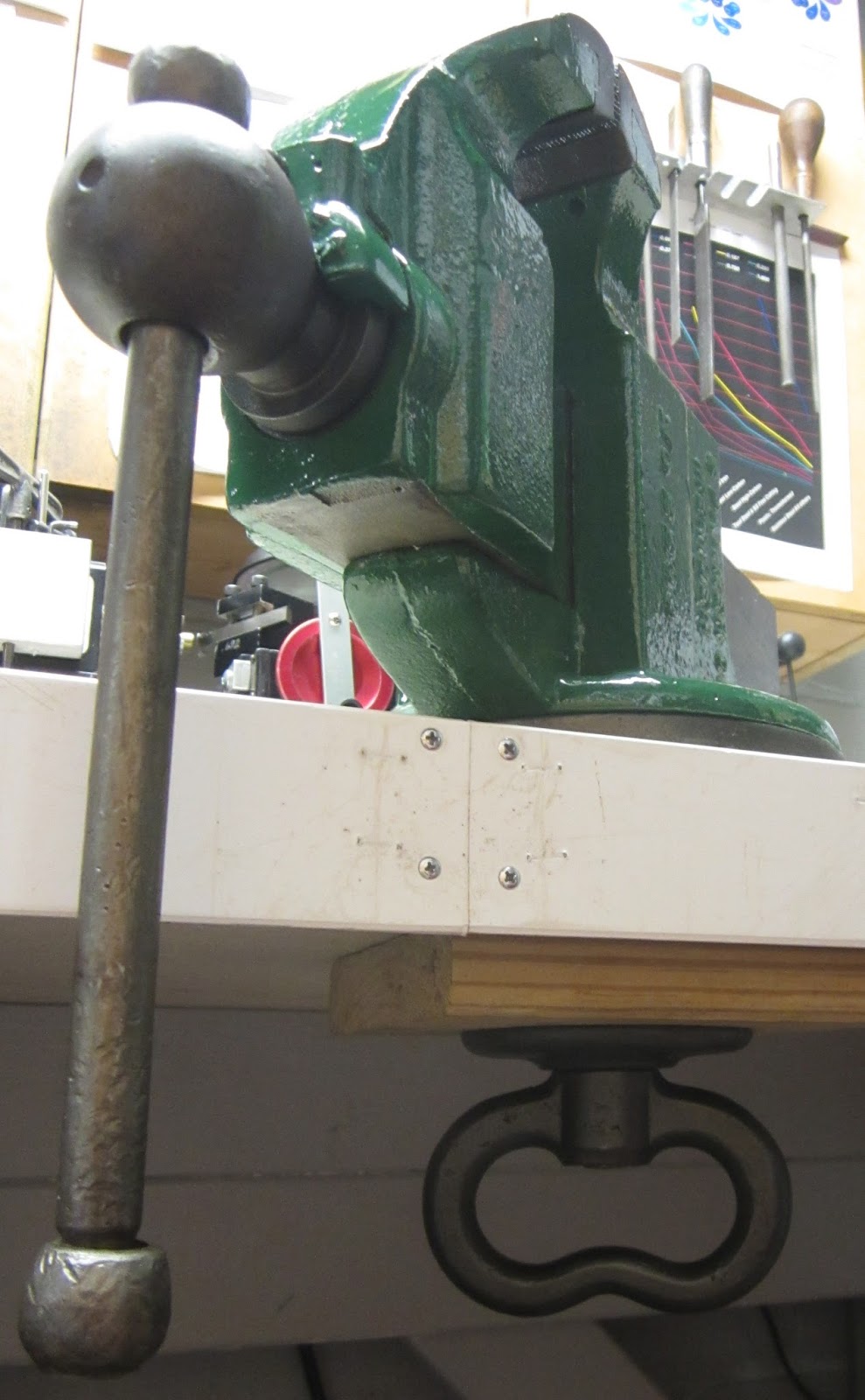 MI Shop Tools Inventions: Parker Bench Vise Mod. No. 2200