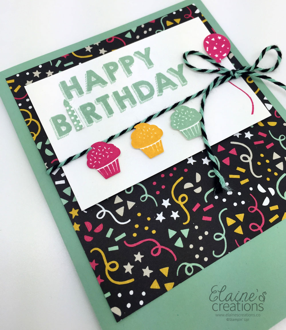 Elaine s Creations Party Wishes Birthday Card elaine-s-creations-party-wishes-birthday-card