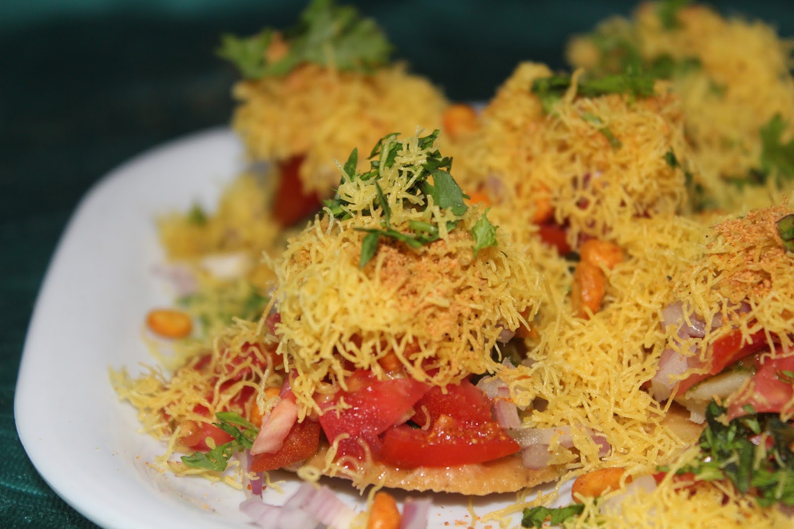 Sev puri - Mumbai style