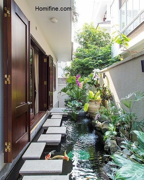 7 Awesome Fish Ponds Ideas For Decorating Your Garden ~ Homifine.com