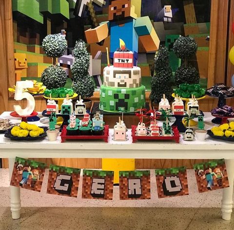 50 ideas para fiesta Minecraft