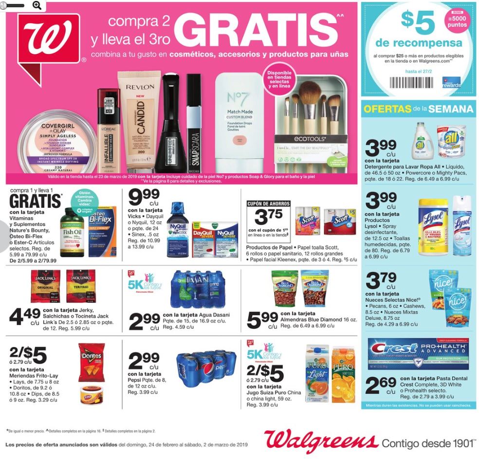 Ahorros Diarios Usando Cupones: Especiales en las Farmacias Walgreens ...