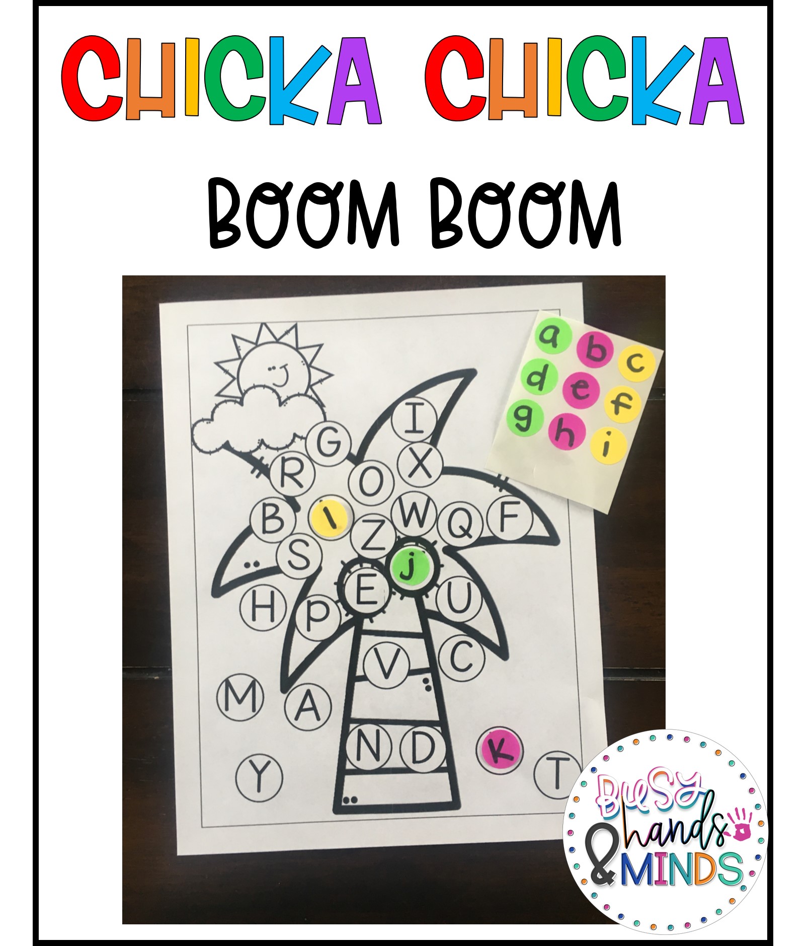 Chicka Chicka Boom Boom Preschool Book Companion | Busy Hands and Minds