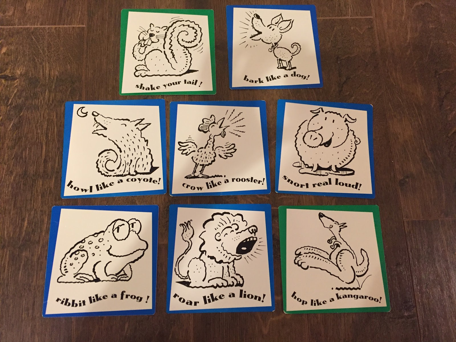 Morning Light Preschool: Animal Command Cards