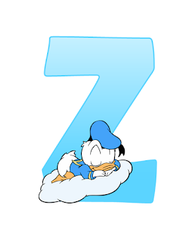 Kits imprimibles gratis : Alfabeto Donald bebe