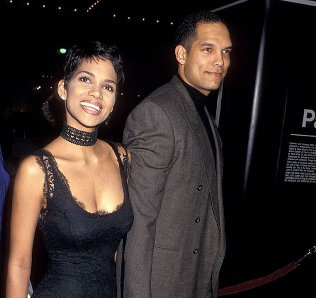 Lovely Pics of Halle Berry and Her First Husband David Justice During ...