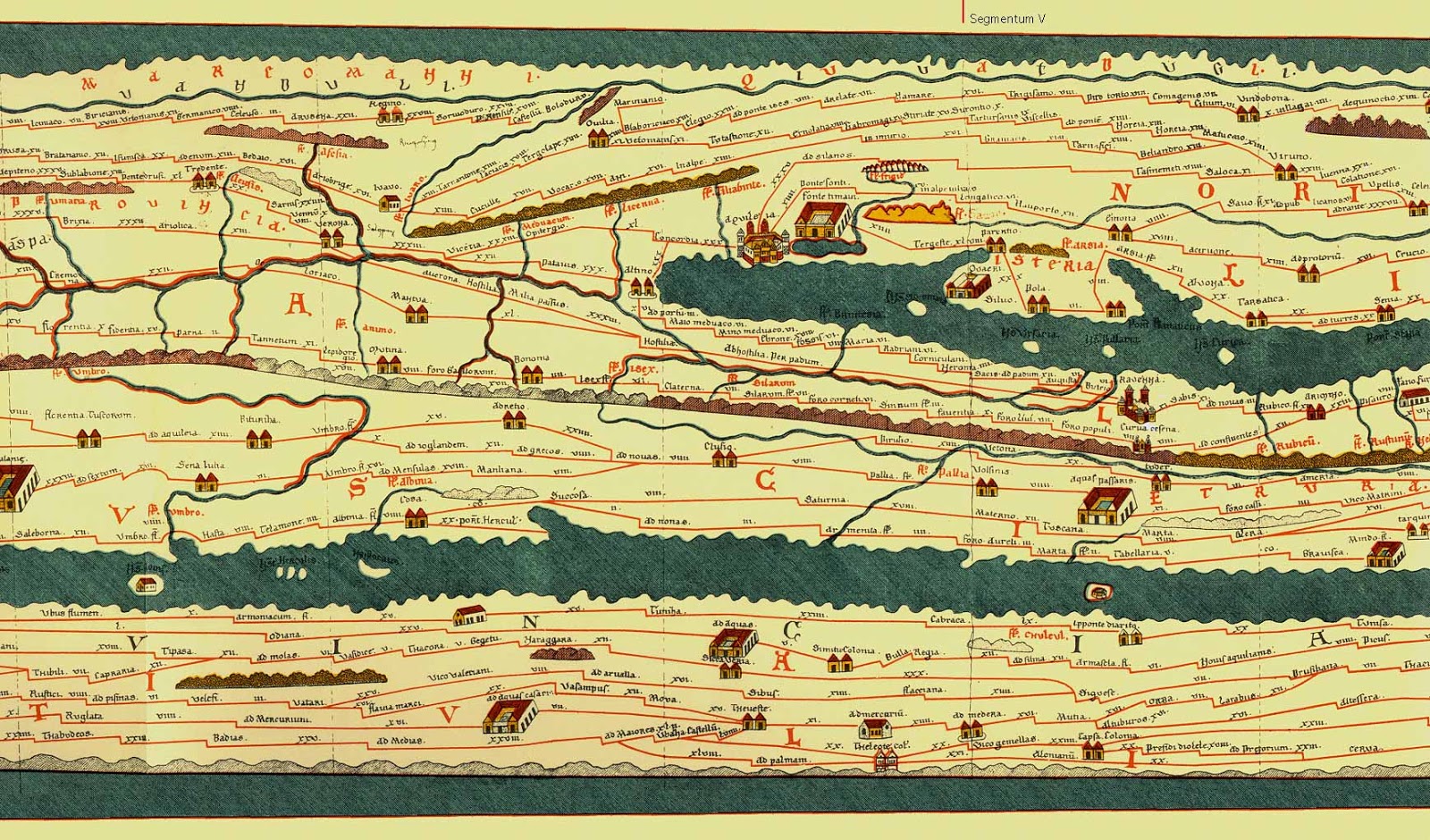 Just A Car Guy: The Peutingeriana Tabula Itineraria, the first road map ...