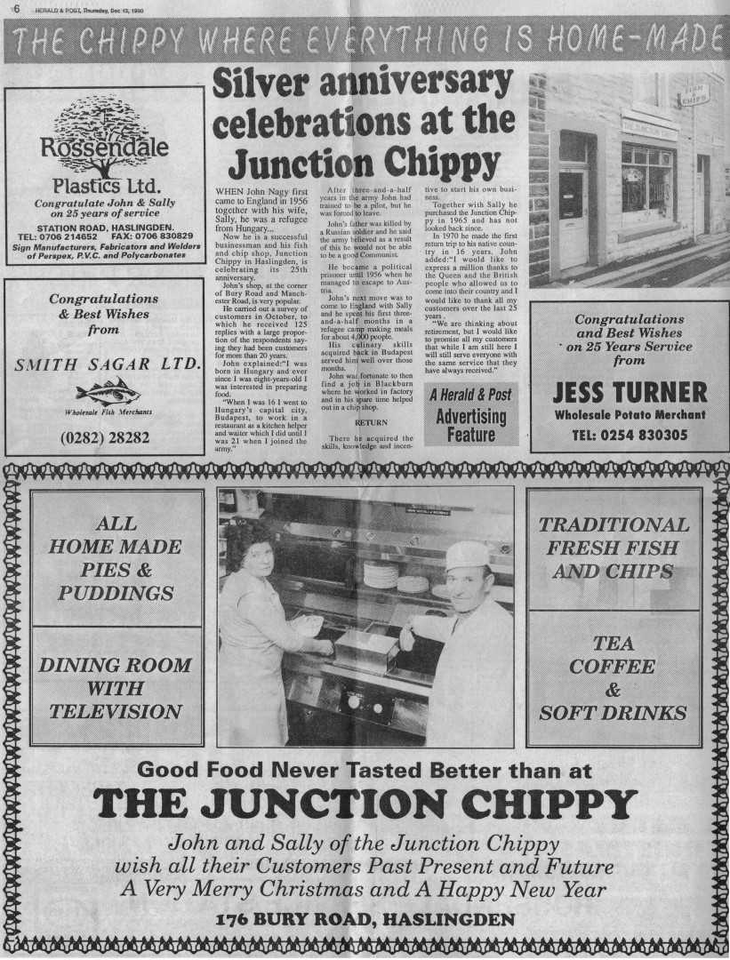 Haslingden Old and New...: Haslingden's Original Chip Shops which did ...