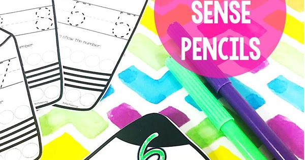 Trace and Count Number Pencils | Totschooling - Toddler, Preschool ...