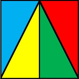 HOW TO DIVIDE A SQUARE INTO FOUR (4) EQUAL PARTS ~ Mathematics Realm